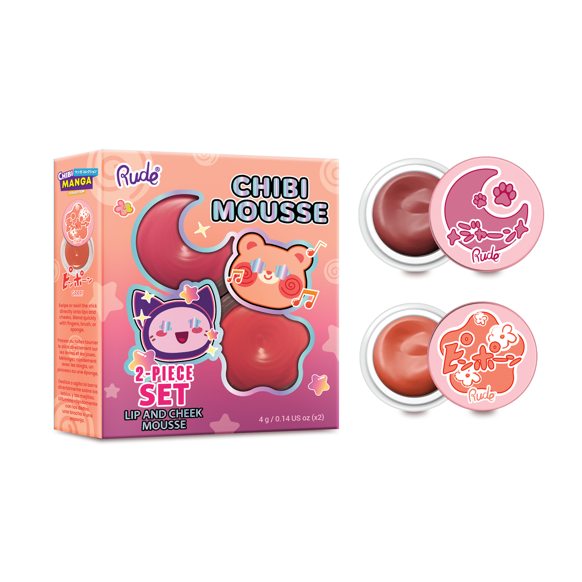 RUDE Chibi Manga Collection Chibi Mousse Duo Set