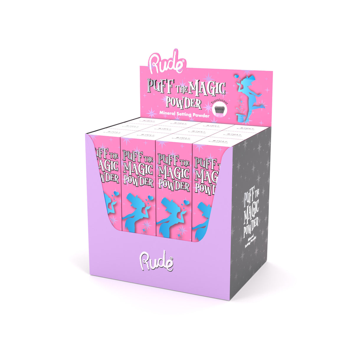 RUDE Puff the Magic Powder Paper Box Set, 12pcs
